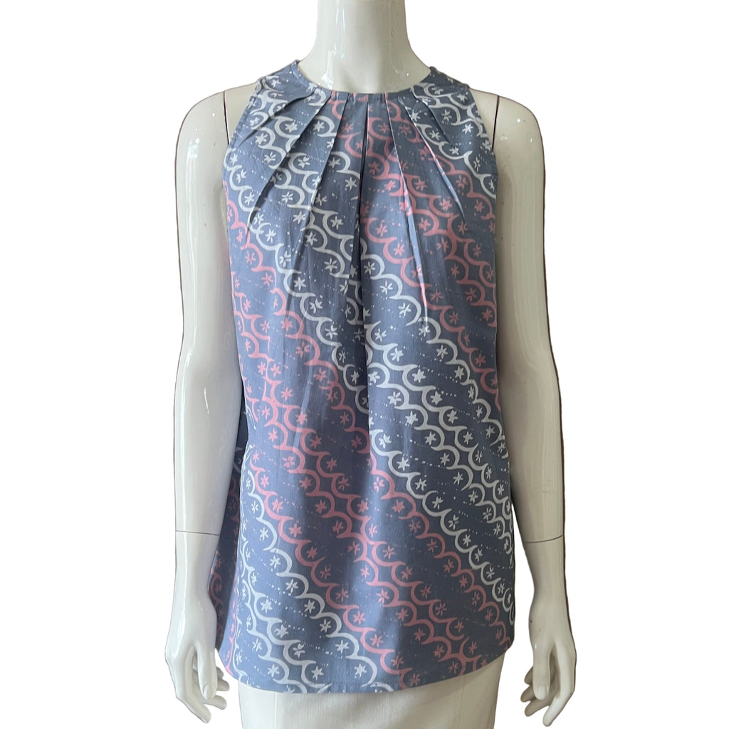 Ruffle Neck Tunic - M